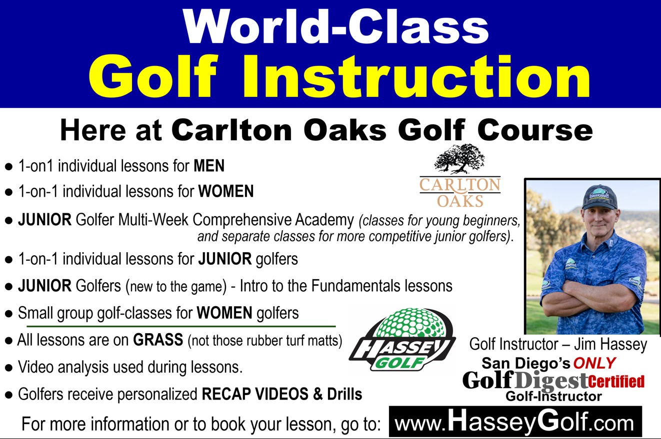Lessons - Carlton Oaks Golf Club